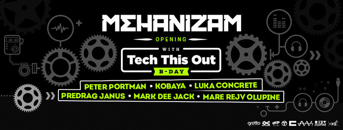 Treći rođendan Tech This Out-a i veliko otvaranje kluba Mehanizam ...